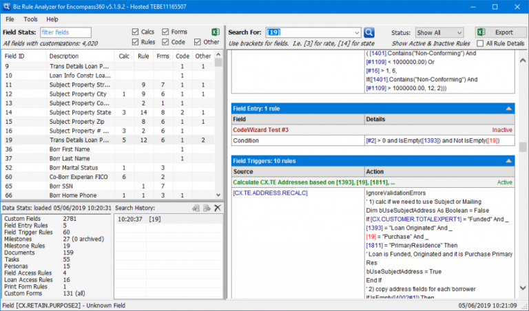 Biz Rule Analyzer - Lender Toolkit
