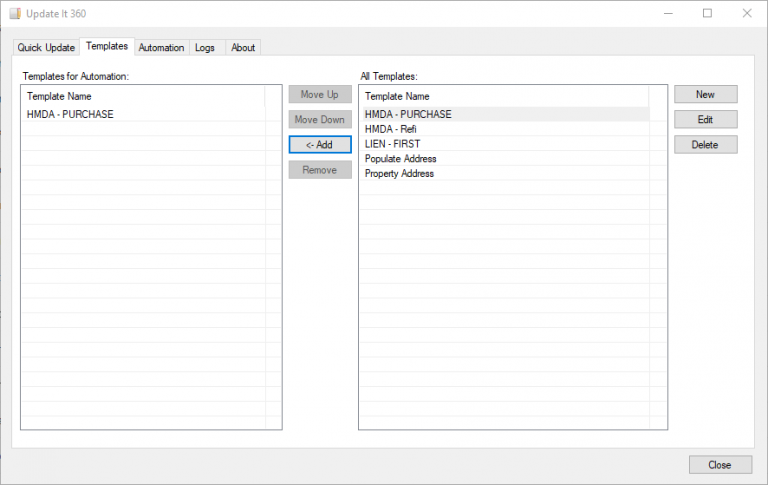Update It - Lender Toolkit