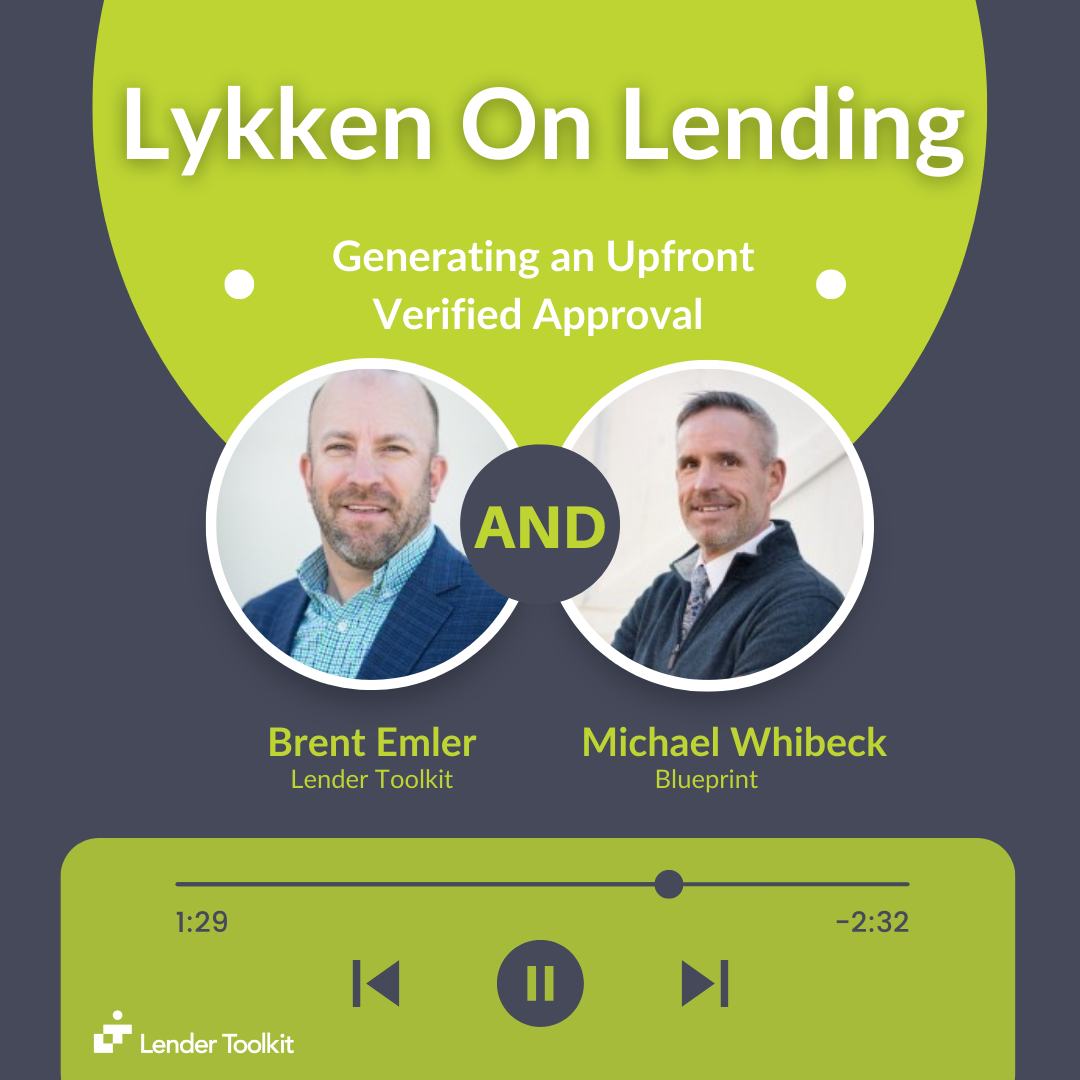Listen to Lender Toolkit and BluePrint on Lykken on Lending, Discussing ...